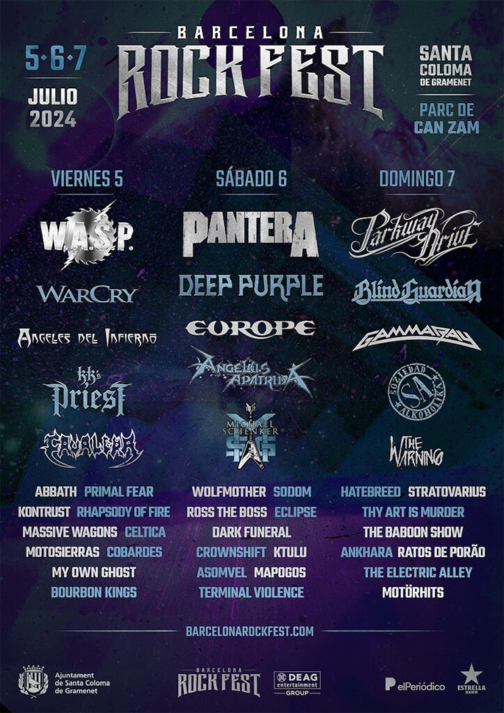 Así quedan la distribución y los horarios de RockFest Barcelona ...